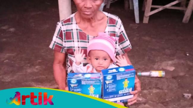 PT SMS Bantu Susu Formula kepada Anak-anak Terdampak Stunting di Karangasem
