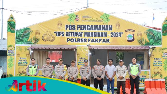 Waka Polres Fakfak Melaksanakan Pengecekan Pos Pelayanan dan Pengamanan