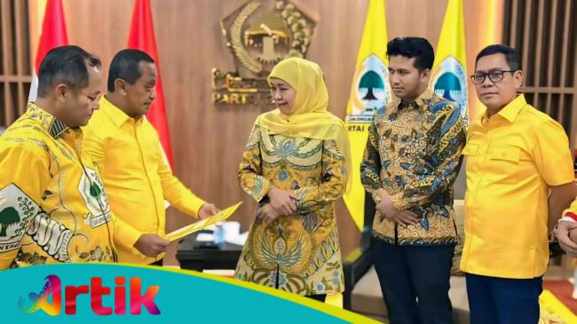 Khofifah Indar Parawansa dan Emil Dardak Terima Dukungan Resmi dari Partai Golkar untuk Pilgub Jatim