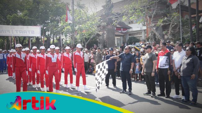 Lomba Gerak Jalan Kreasi Semarakkan Hut RI ke 79 dan HUT Kota Negara ke - 129